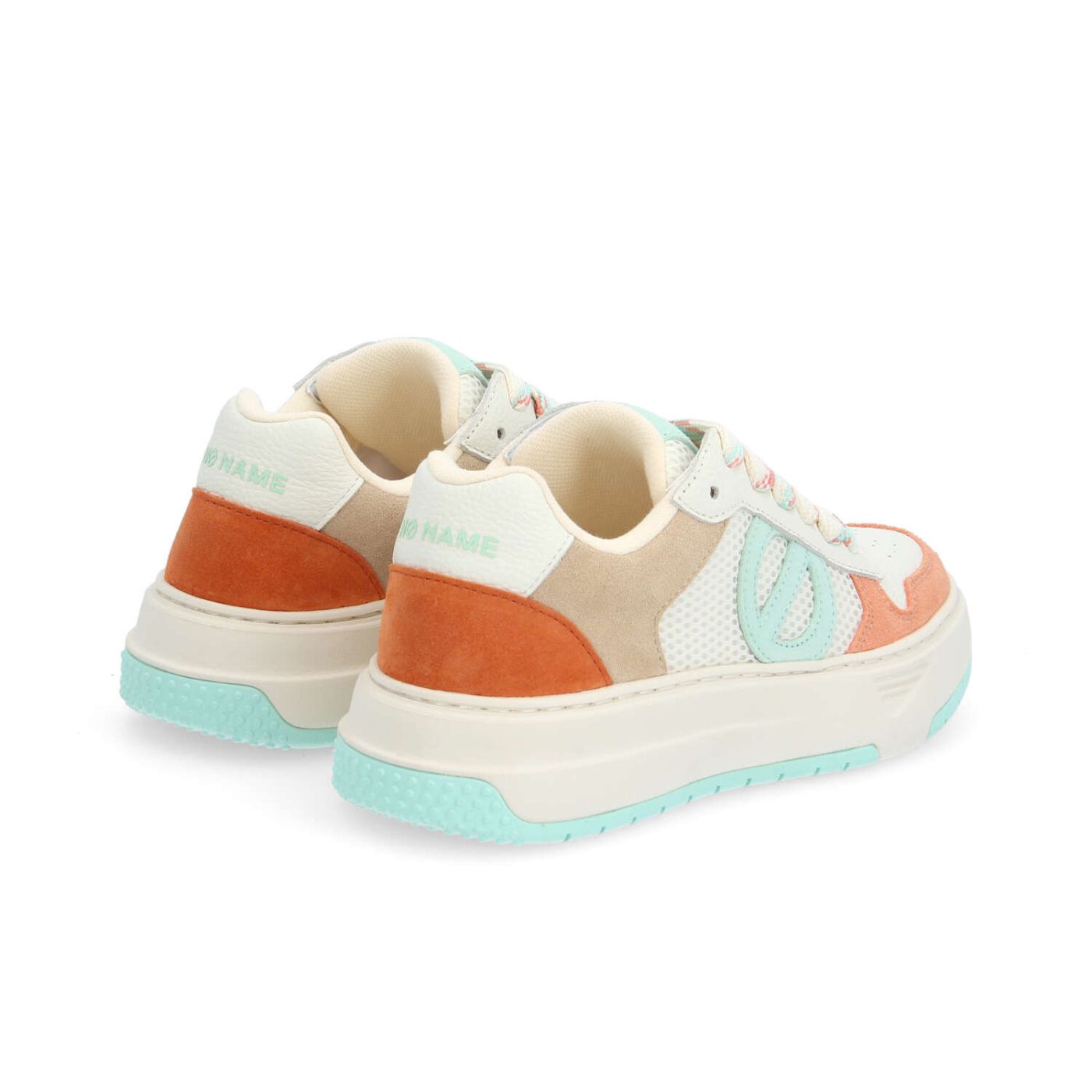 Women's sneakers - ALISON SNEAKER W - MELON/OFF WHITE/TURQUOISE