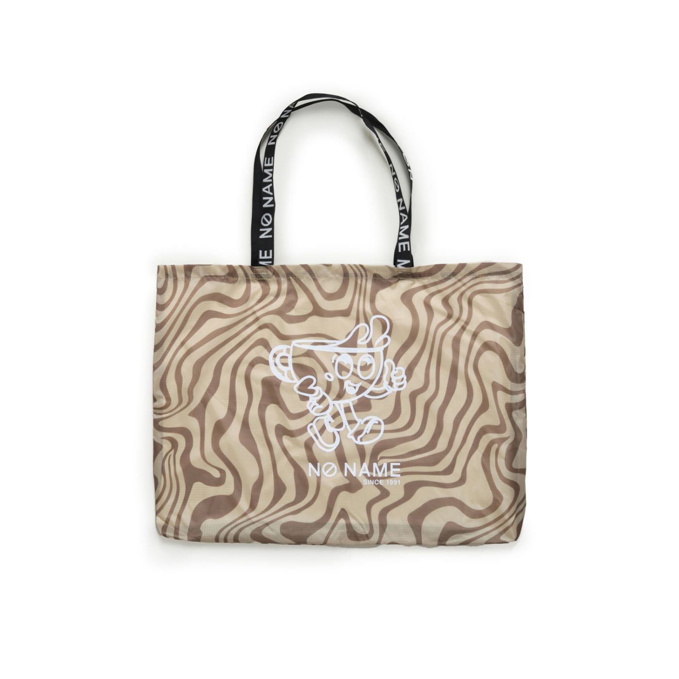 TOTE BAG EDITION MILAN - NYLON - MARRON
