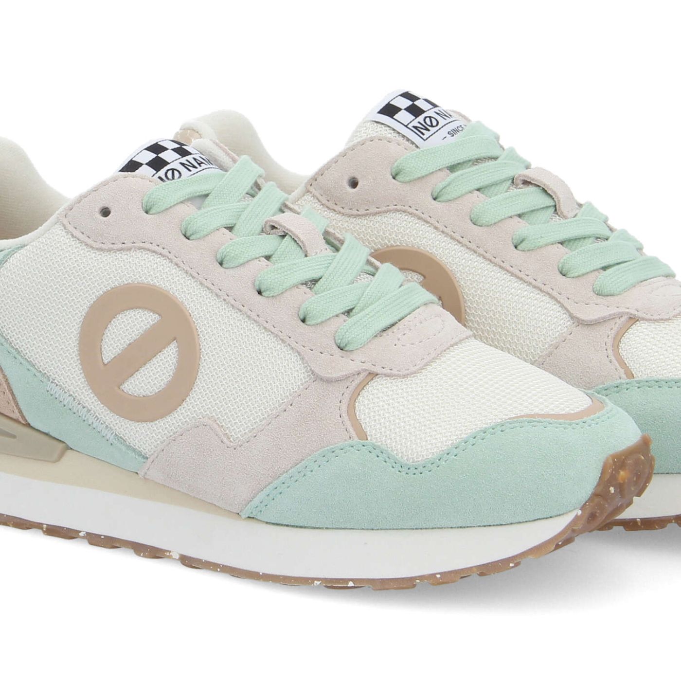 Trainers allacciate donna - TOVA RUNNER W - VERDE/BIANCO SPORCO/BEIGE